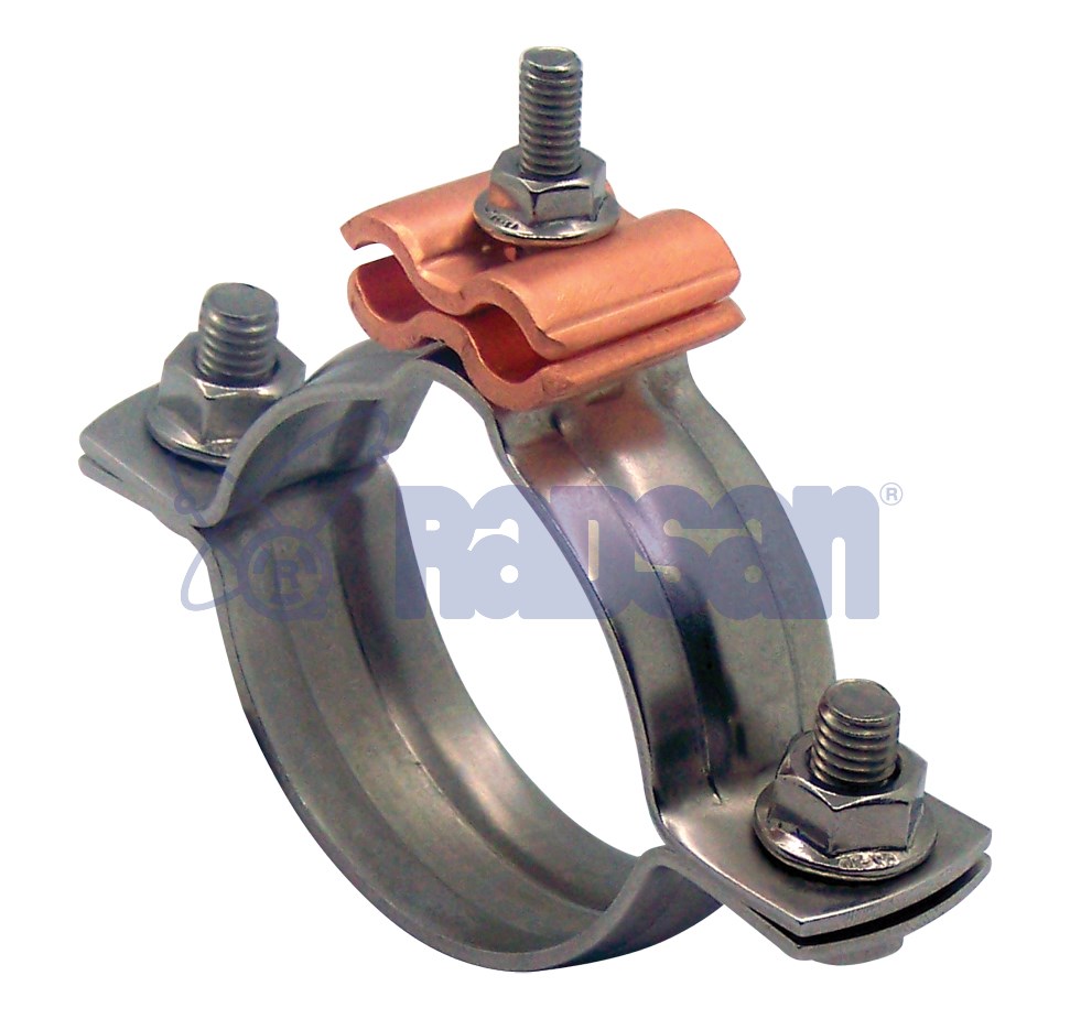 Pole Clamp for Ligtning Rod - Conductor Clamps - RADSAN