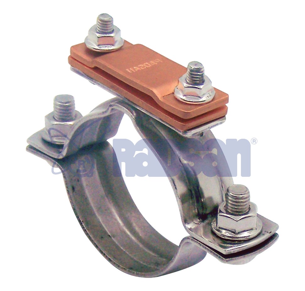 Pole Clamp for Ligtning Rod - Conductor Clamps - RADSAN
